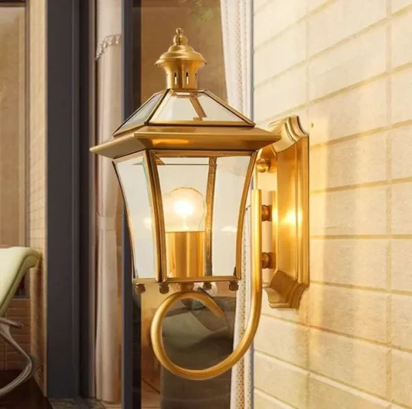 Long Strip Outdoor Wall Sconce-Brass – MANEHA IMPEX